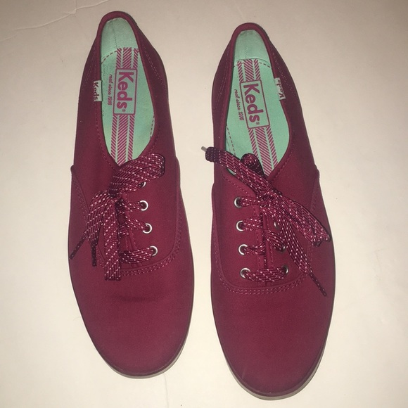 Keds | Shoes | Keds Champion Original Sneakers Maroon | Poshmark
